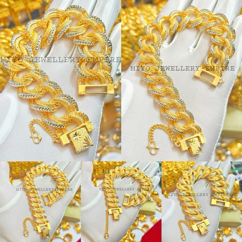 RANTAI TANGAN COCO ADIRA COP 916 ( Emas bangkok / Emas korea 24k ...