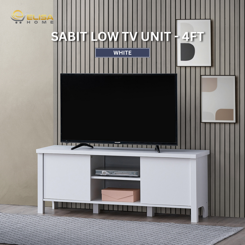 [FREE/LOW SHIPPING] ELISA HOME Sabit Solid Board TV Stand for 55 Inch ...
