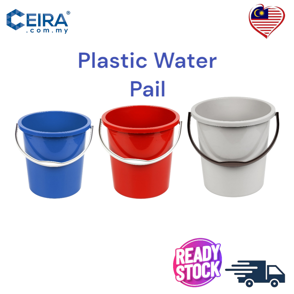 CEIRA 3/4/5 Gallon Plastic Pail/Bucket/Baldi Air/Bakul/Tong Air/Tong ...