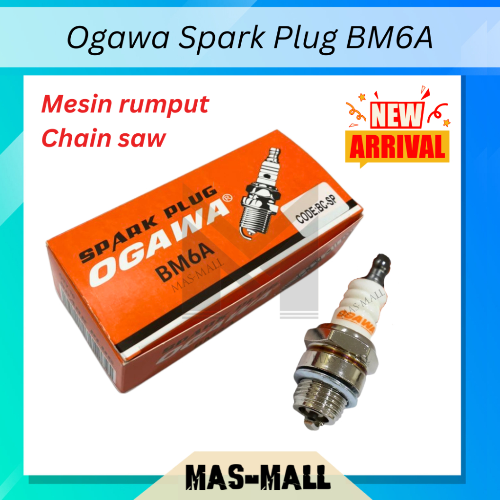 (100% ORIGINAL) OGAWA Spark Plug Enjin Mesin Rumput Brush Cutter Hand ...