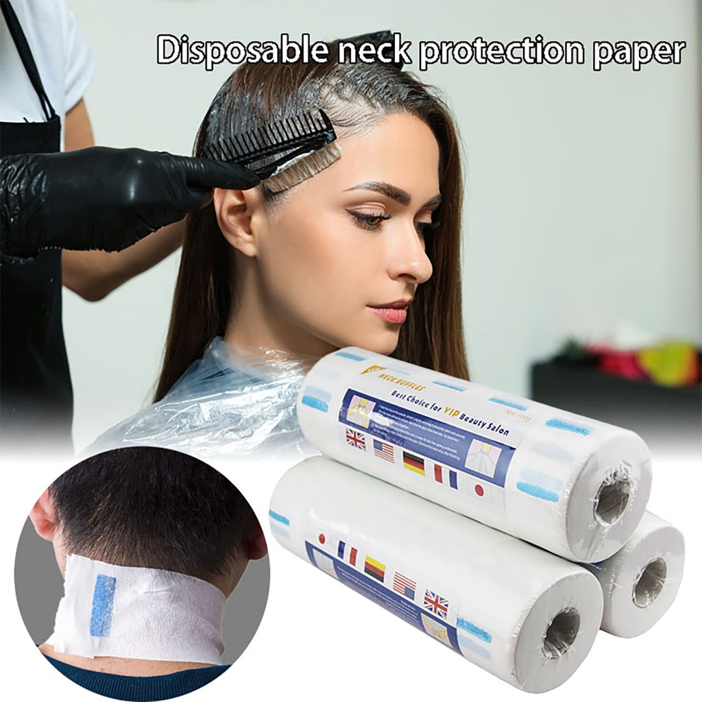 Neck Tissue Neck Paper 5Rolls/Pack for Salon Barbershop Hair Cutting ...