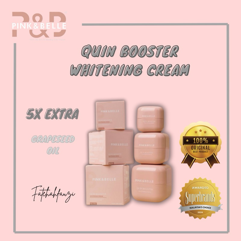 PINKANDBELLE QUIN BOOSTER WHITENING CREAM 💯 ORIGINAL HQ | Shopee Malaysia
