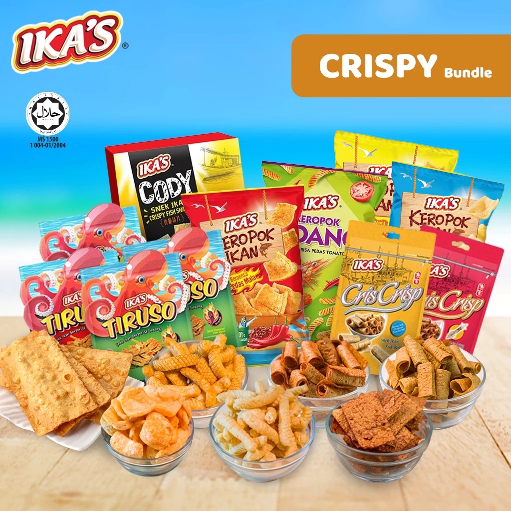 Crispy Seafood Fish Snacks Super Bundle | Shopee Malaysia