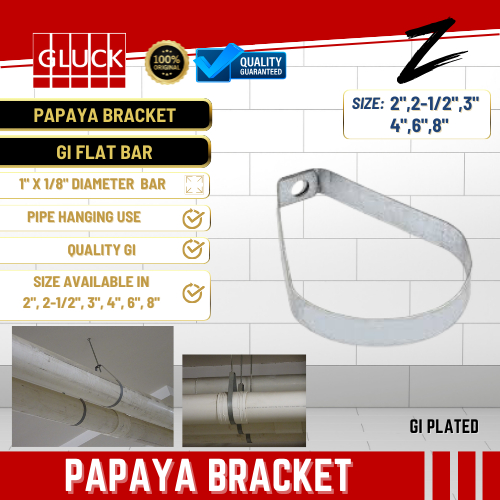 TYPE "A" BRACKET / PAPAYA BRACKET CLIP bracket pipe gantung barang ...
