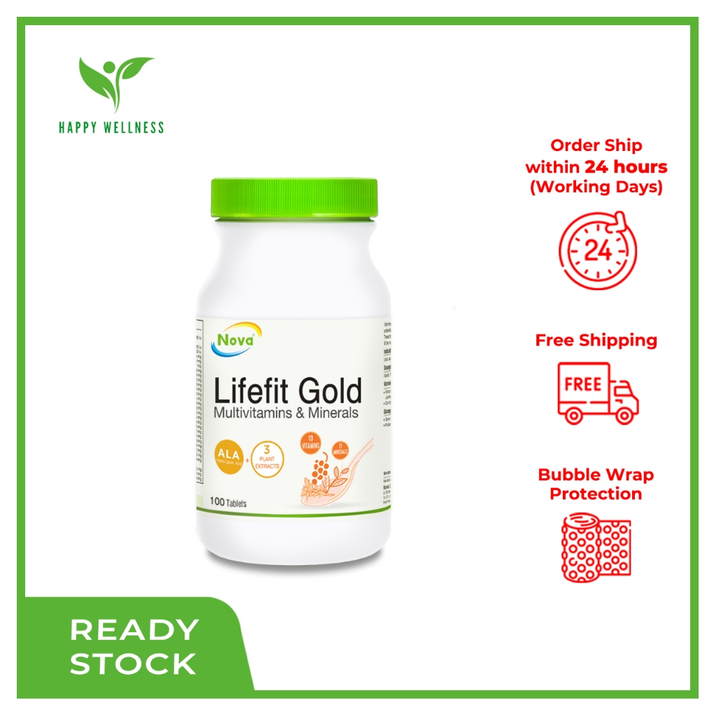 Nova Lifefit Gold Tablet 100s (Exp: 4/2025) | Shopee Malaysia