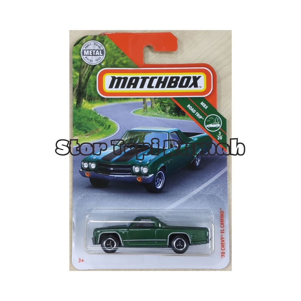 Matchbox 70 Chevy El Camino [MBX 1970 Chevrolet Road Trip] | Shopee ...