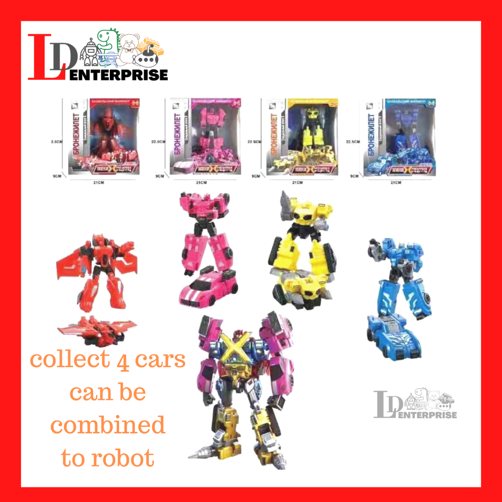 [LD]Mini Force X Agent Robot VOLT SAMMY MAX LUCY SET Transformation ...