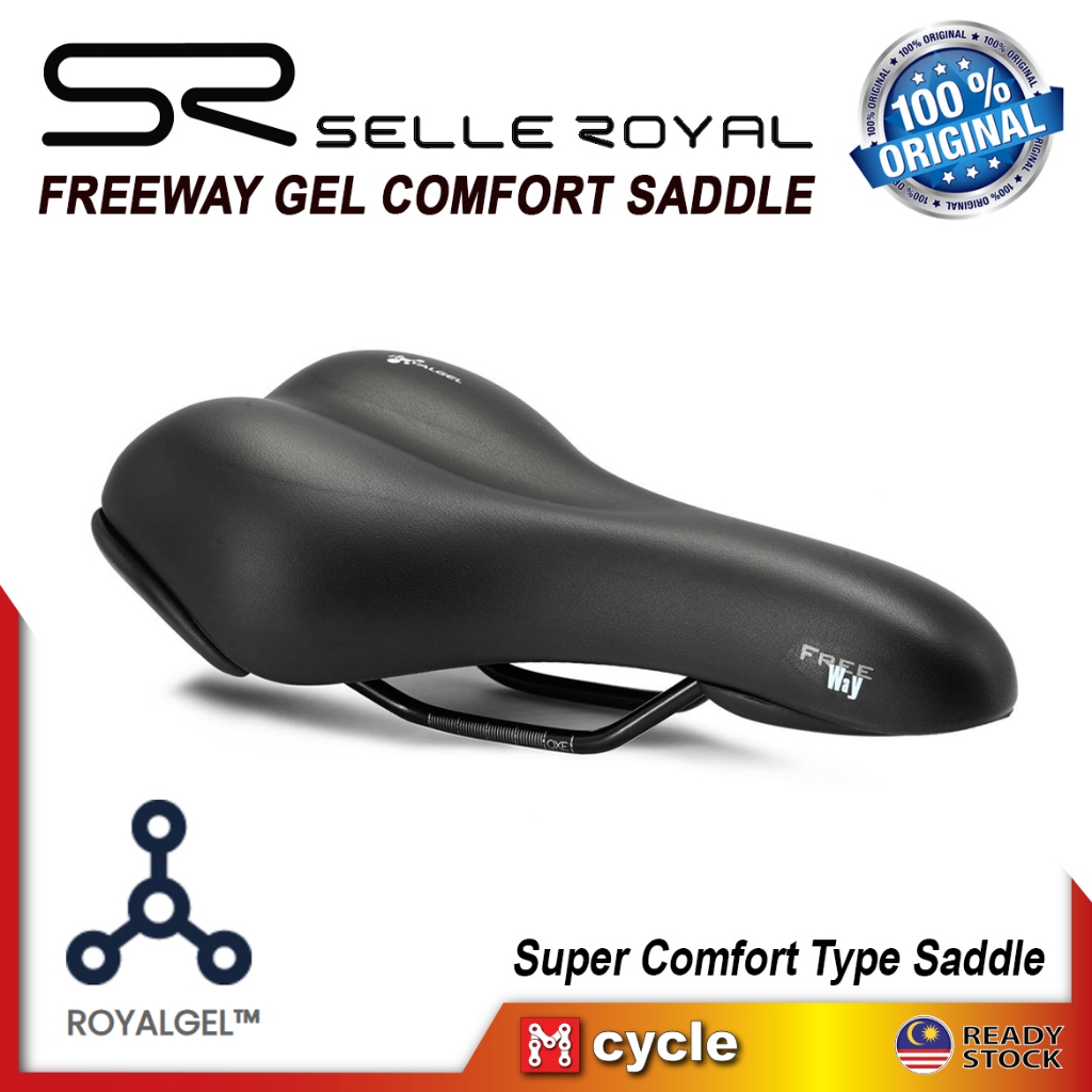 [100% Original] SELLE ROYAL Freeway Royal Gel Comfort Saddle for ...
