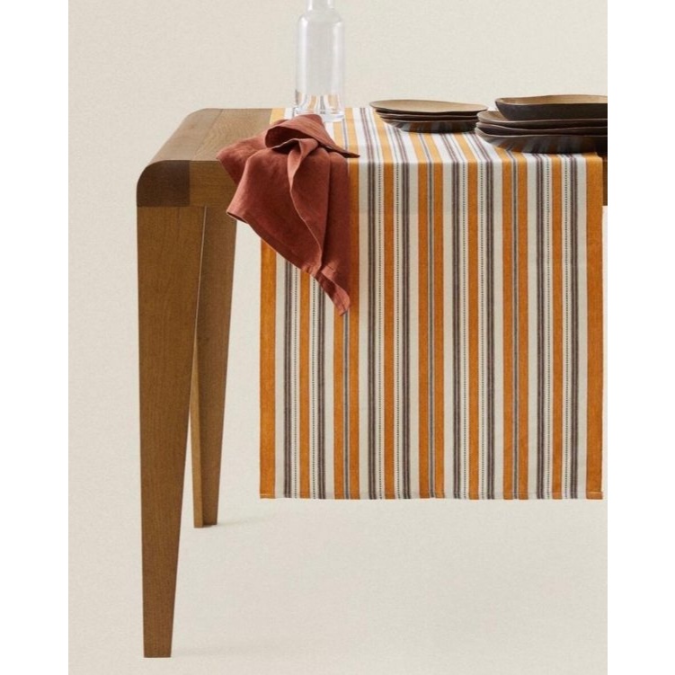 [READYSTOCK] Zara Home Striped Table Runner | Shopee Malaysia