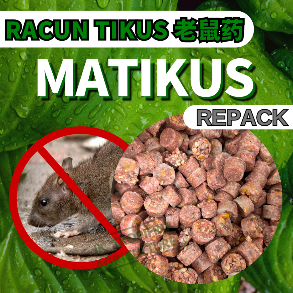 【RACUN TIKUS】Matikus Repacking Ubat Tikus/Tikus Racun/ Rat Poison /Rat ...