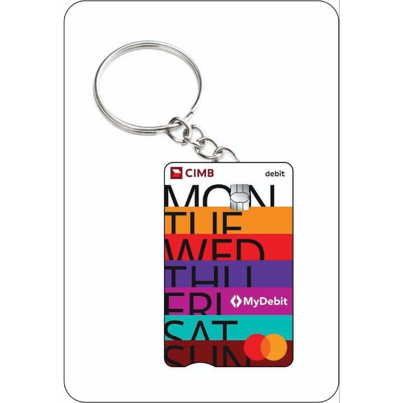 cimb debit Mastercard 2d keychain | Shopee Malaysia