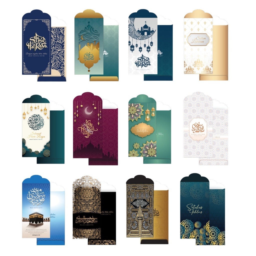 TM Angpau Raya / Sampul Raya Islamic TM196-004 10's - 12 Variants ...