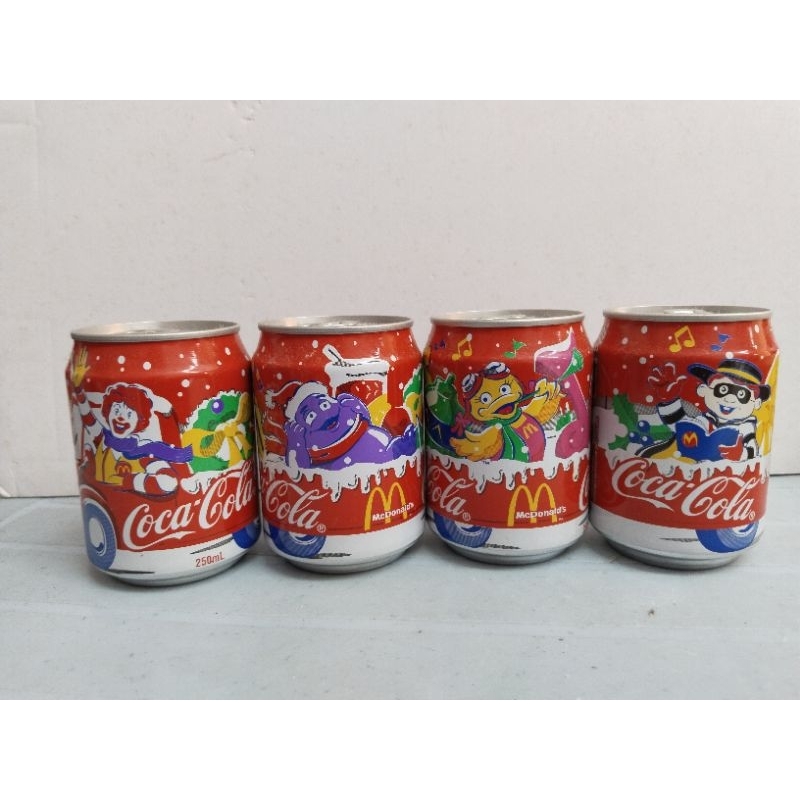 Hong Kong Coca Cola Coke MacD MacDonald Empty can set (AK) | Shopee ...