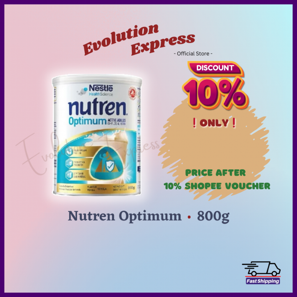 Nestle Nutren Optimum 800G / 400G - Nutritional Milk Powder [Exp: 02/ ...