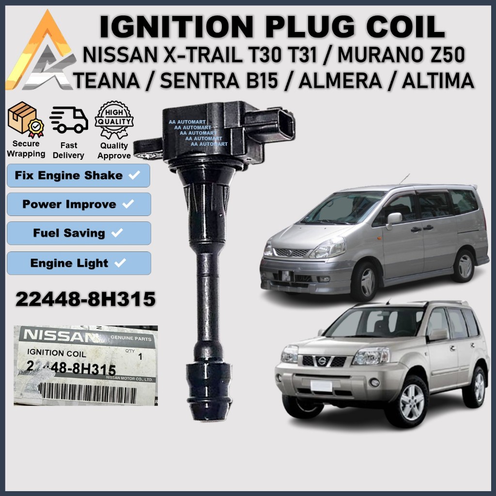 ORIGINAL IGNITION PLUG COIL NISSAN X-TRAIL T30 T31 MURANO Z50 TEANA ...