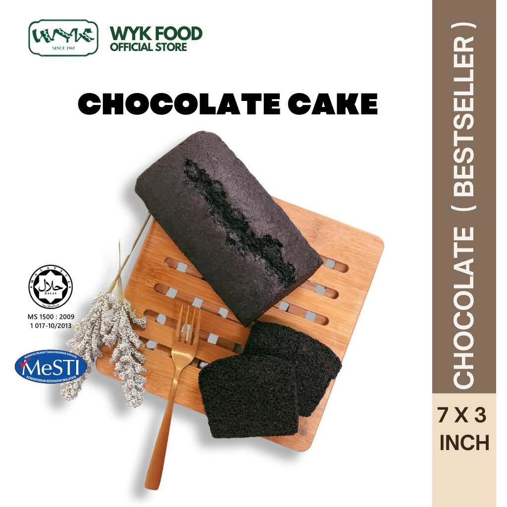 WYK Short Pound Cake Kek Halal Moist and Soft Chocolate Orange Pandan ...