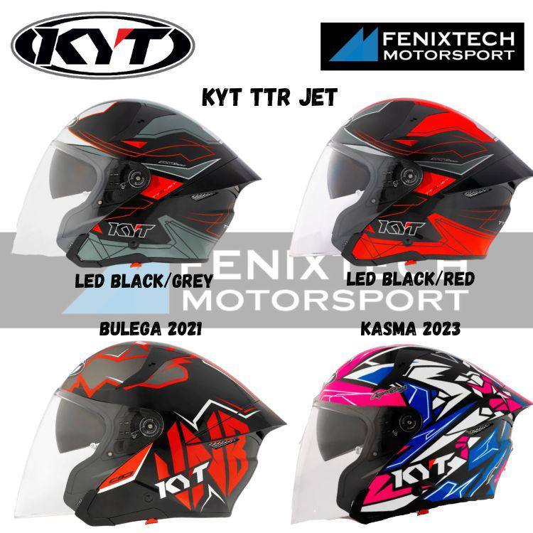 KYT TTR JET HELMET 100% ORIGINAL | Shopee Malaysia