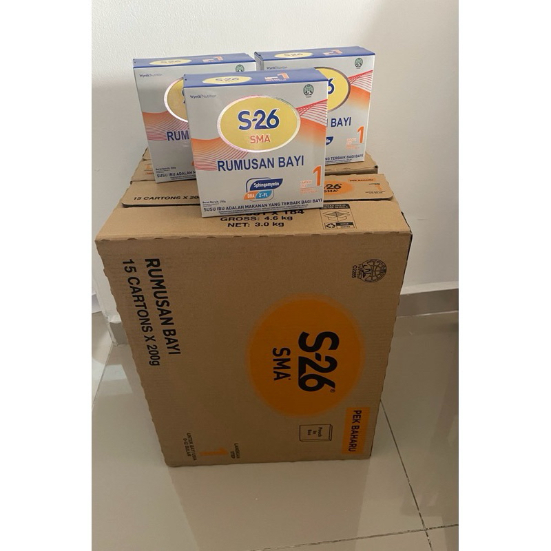 S26 SMA step 1 (200g) Wyeth Nutrition Singapore | Shopee Malaysia
