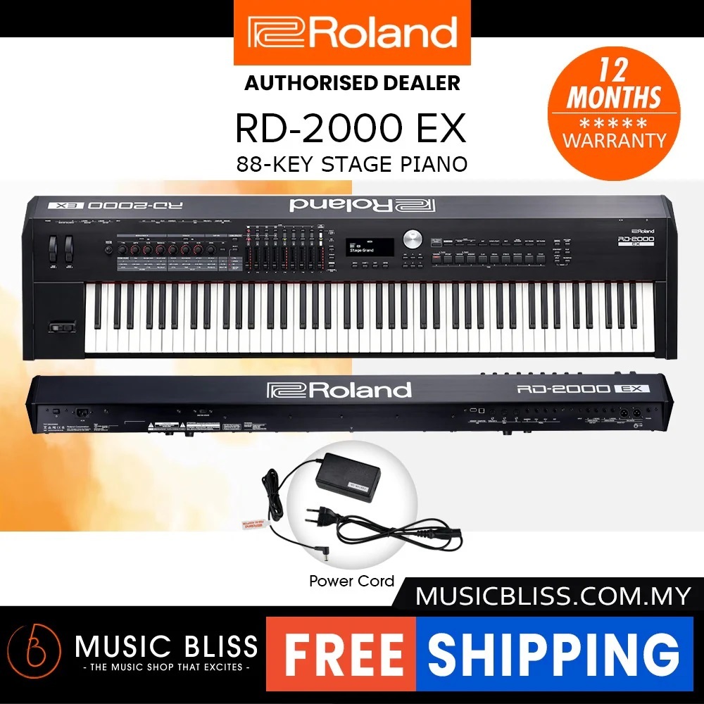 Roland RD-2000 EX 88-key Digital Piano (RD2000 / RD-2000EX) | Shopee ...
