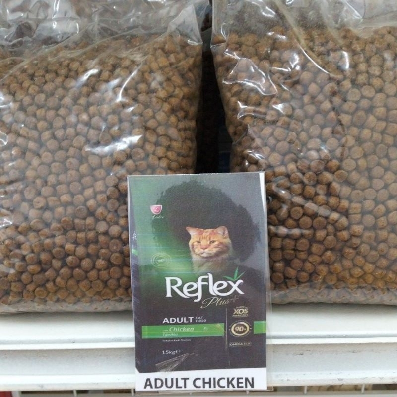 Reflex Plus Cat Food Kibble Adult Chicken Repack 1kg | Shopee Malaysia