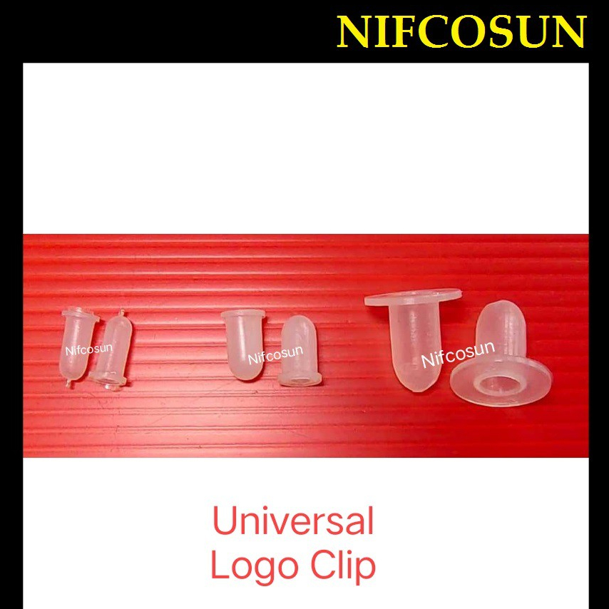[READY STOCK] UNIVERSAL LOGO NUT CLIP(5mm/6.5mm/9mm) | Shopee Malaysia
