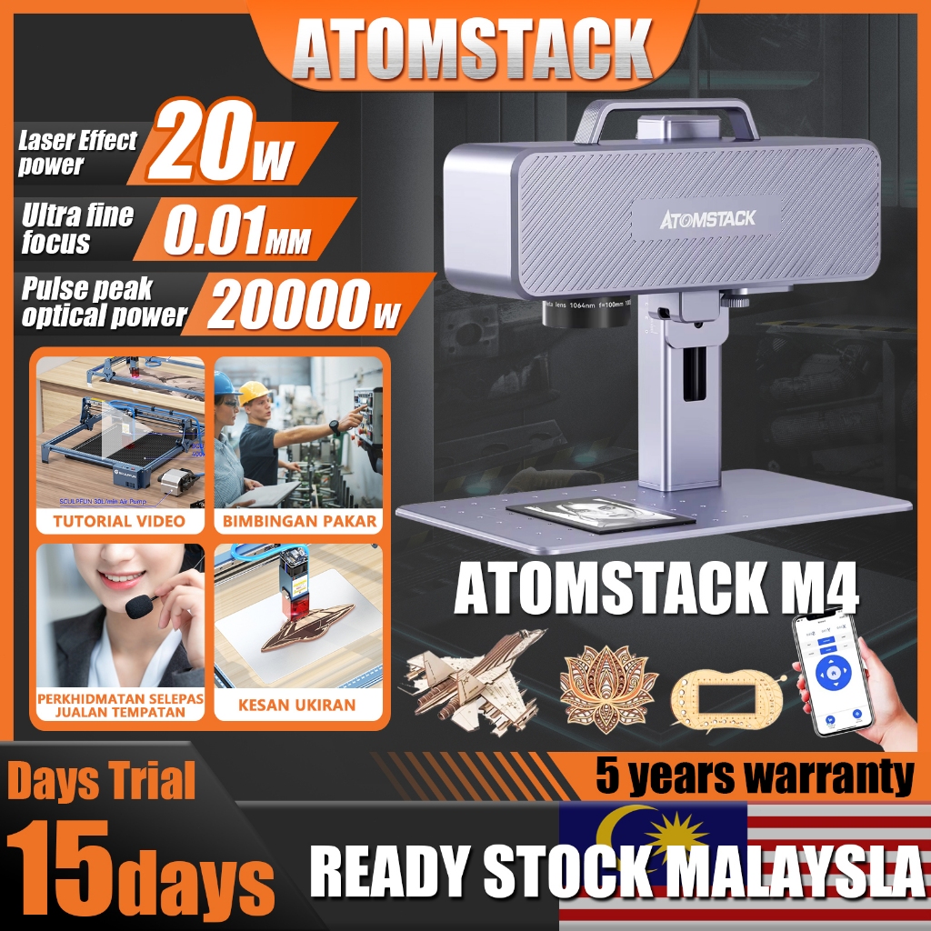 ATOMSTACK M4 Infrared Laser Engraver Fast Speed Desktop Infrared ...