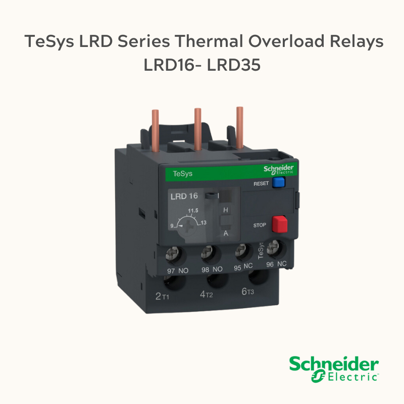 Schneider Electric TeSys LRD Series Thermal Overload Relays LRD16 ...