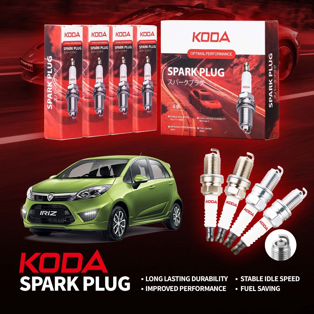 KODA Iridium Spark Plug Proton Iriz 1.3 S4PE 2014-Present ILKAR7G7 KD ...