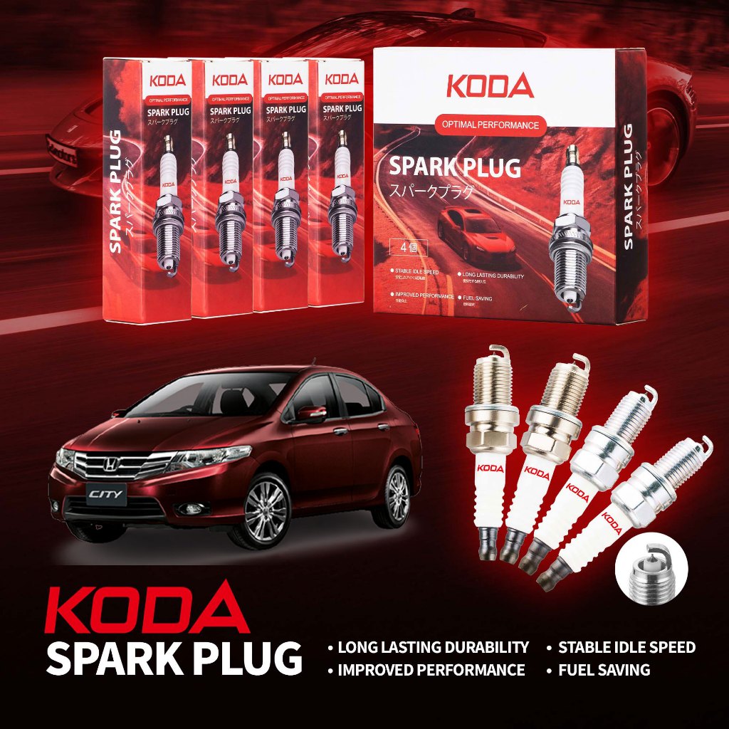 KODA Iridium Spark Plug Honda City TMO GM2 1.5 L15A i-VTEC 2008-2013 ...