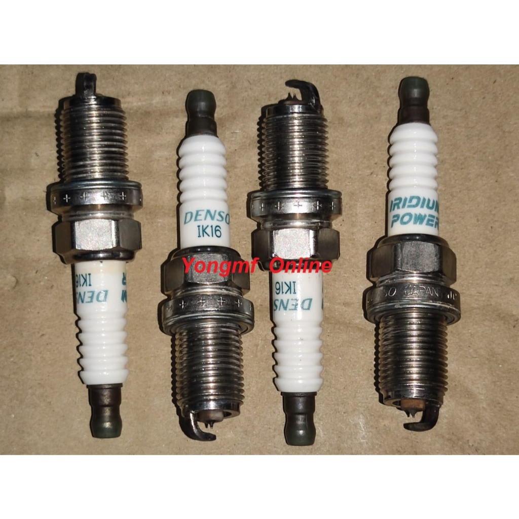 (USED) Denso Iridium Spark Plug IK16 (4 pcs) For Toyota Nissan ...