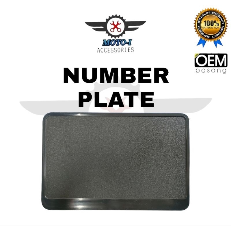 NUMBER PLATE MOTOR/PLATE NOMBOR/UNTUK MOTOR SAHAJA | Shopee Malaysia