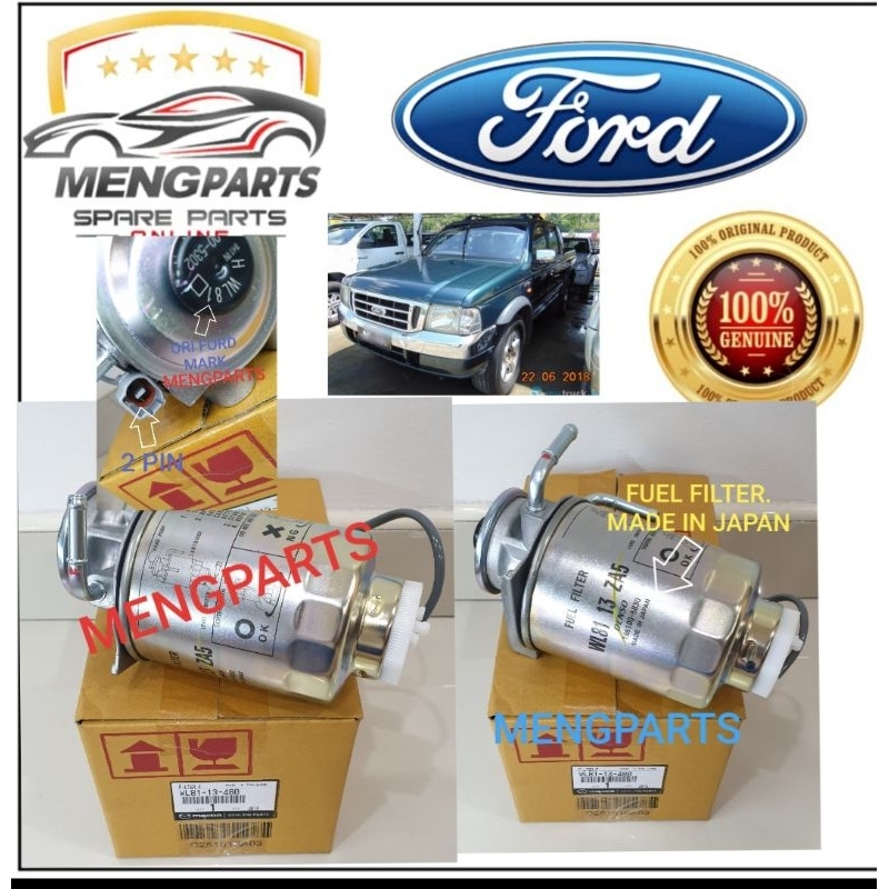 ORIGINAL FORD RANGER WL & WE T5 1999Y-2011Y FUEL FILTER HAND PUMP WITH ...
