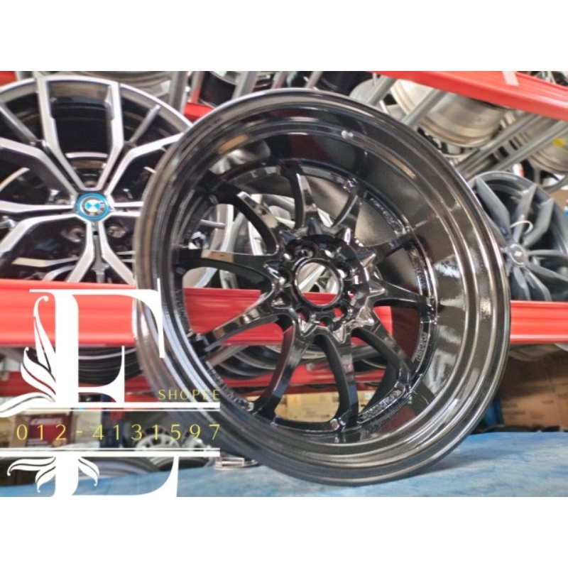 USED SPORT RIM 17 INCH ROTA CE28 RM1080 4PC CRV TRITON LITE KEMBARA ...