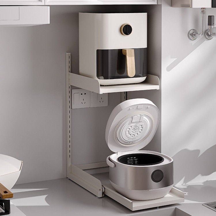 Cross-Border Kitchen Table Adjustable Rice Cooker Storage Rack Air ...