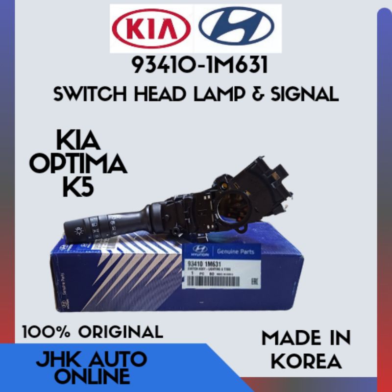 KIA OPTIMA K5(NEW SPEC) SWITCH HEAD LAMP & SIGNAL TURN 93410-1M631 ...