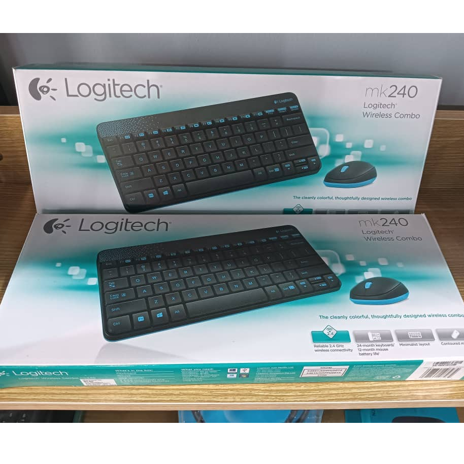 Logitech MK240 Wireless Keyboard and Mouse Combo | Shopee Malaysia