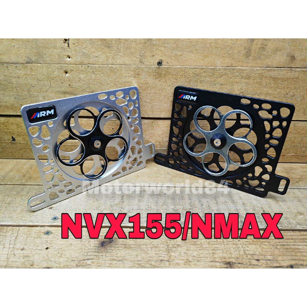 RADIATOR COVER YAMAHA NVX155 V1 V2 RADIATOR GUARD WITH FAN SPINNER ...