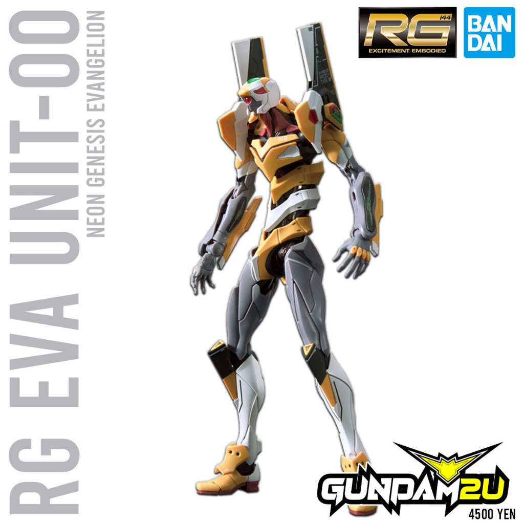 BANDAI RG EVA Unit-00 - Real Grade Evangelion 00 Neon Genesis ...
