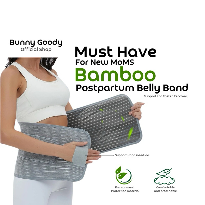 [New Launching]Bunny Goody Postpartum Bamboo Belly Wrap Abdominal ...