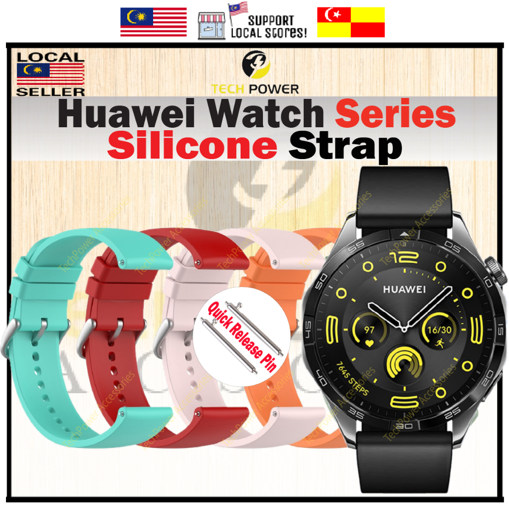 Huawei Watch Series Silicone Strap ,Tali Jam Huawei Watch GT6 46mm/ GT5 ...