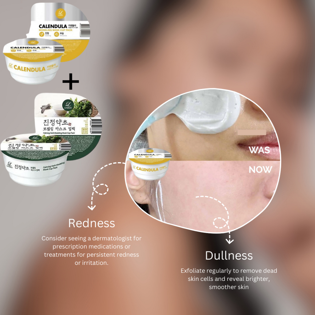LINDSAY - Modeling Mask Cup Pack 28g calendula&herb | Shopee Malaysia