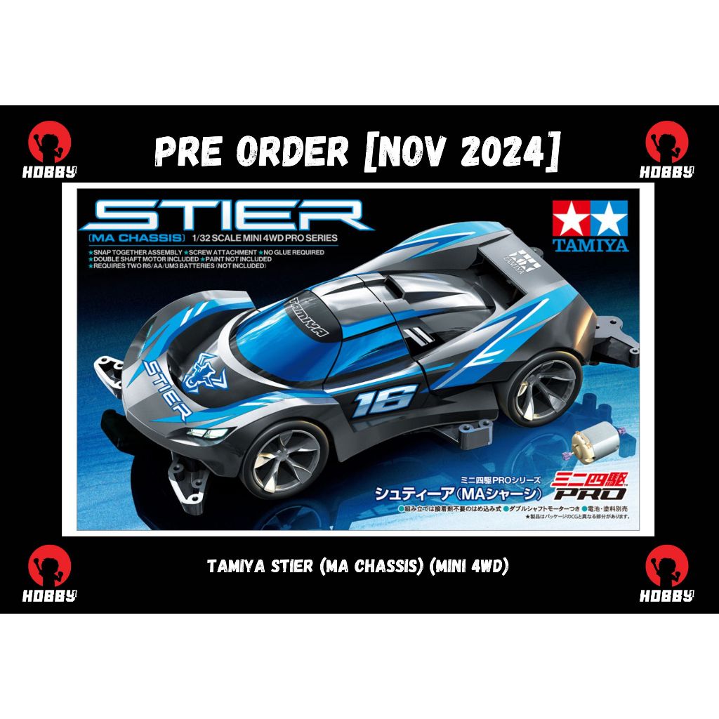 (PRE ORDER) Tamiya 18660 Stier (MA chassis) (Mini 4WD) | Shopee Malaysia