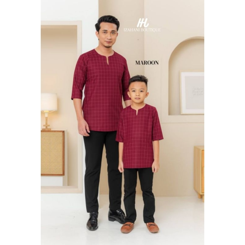 KURTA ANAS SET ABAH & ADIK | Shopee Malaysia
