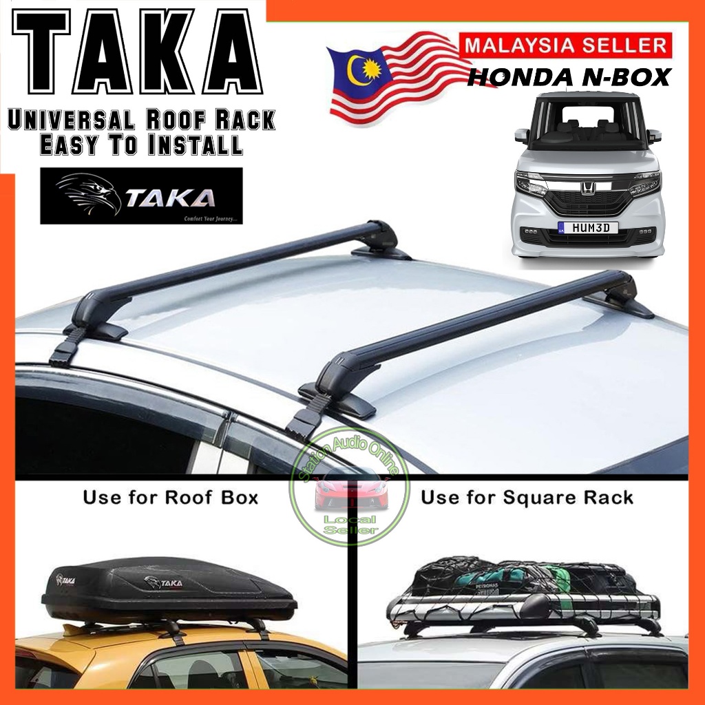TAKA HONDA N BOX Roof Rack For Roofbox / Square Rack / Car Top Carrier ...