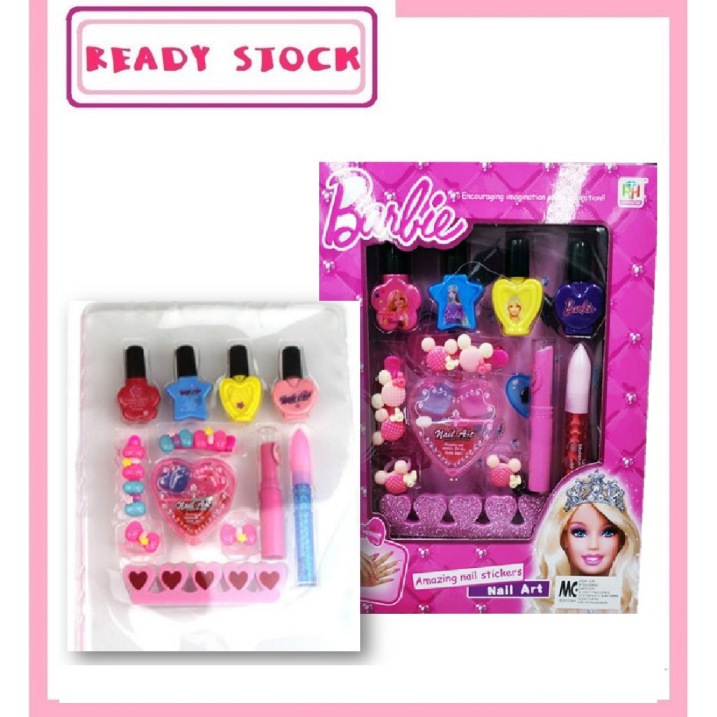 Princess Lipstick Nail Cosmetics Toy For Girl Kid Make up Non-toxic ...