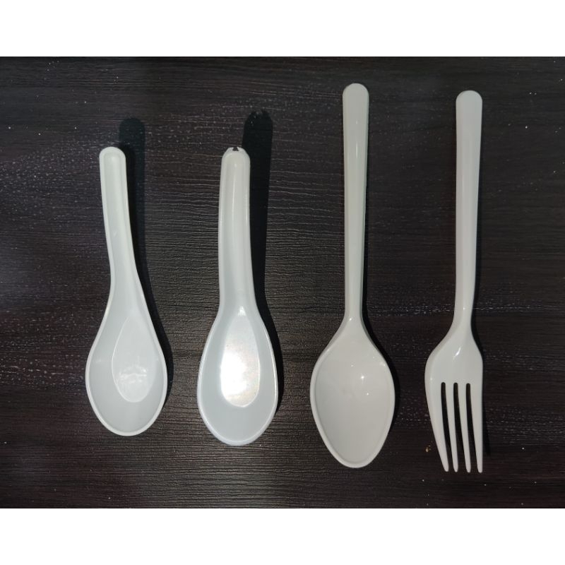 Sudu Garfu PANJANG/Chinese Spoon/Shang hai spoon MAKAN NASI 6.5” WHITE ...