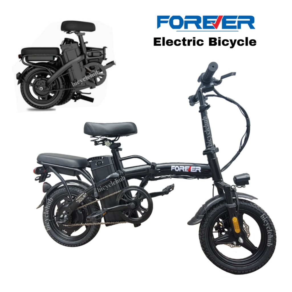 Siap Pasang + Warranty Forever Electrical Bicycle Folding Scooter Electric Basikal Elektrik ...