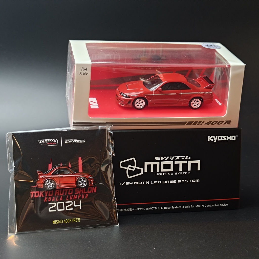 Kyosho - Nismo 400R Red & MOTN LED Base With Leen Custom Pin - TAS KL ...