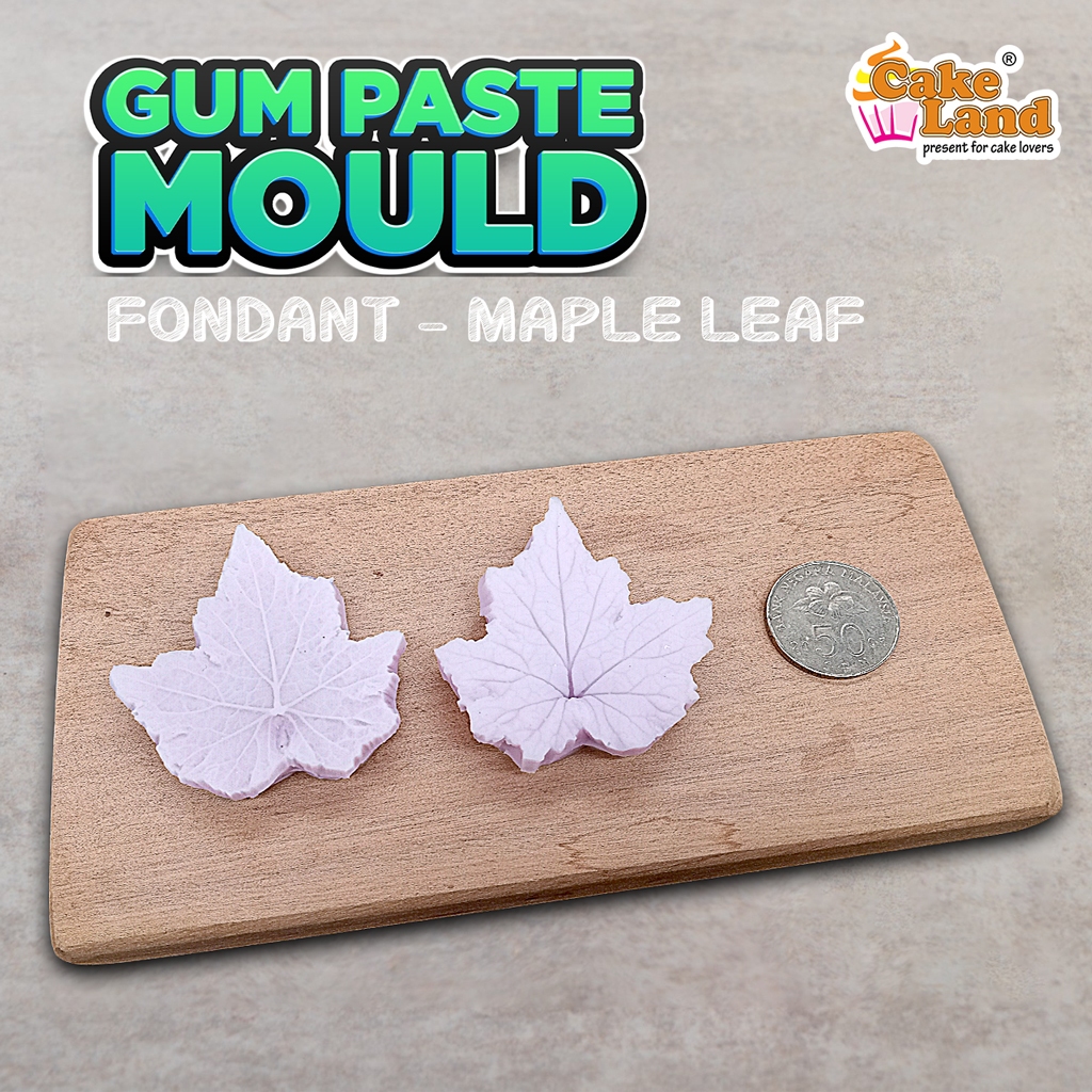 CAKE LAND Fondant Gum Paste Mould - Maple Leaf | Shopee Malaysia