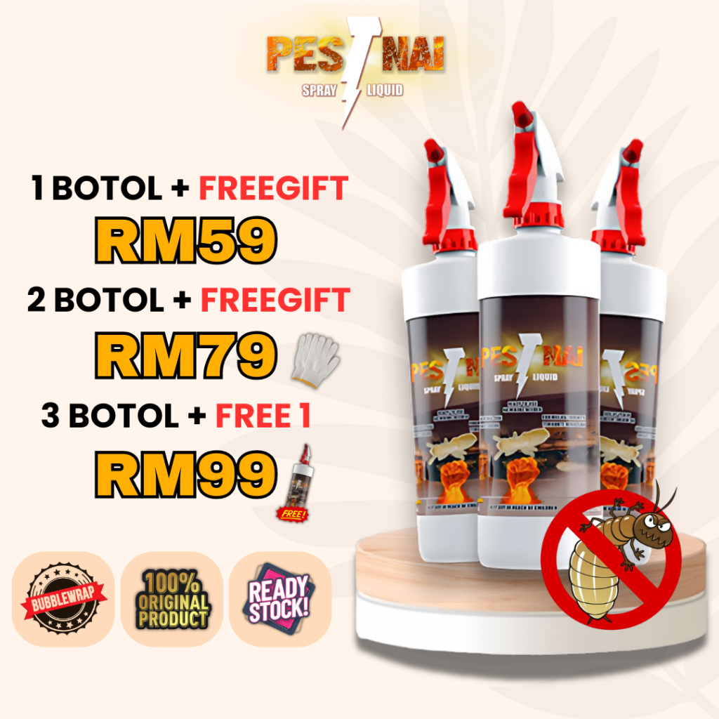 [100% ORIGINAL] PESNAI PEMBASMI ANAI ANAI TERMITES SOLUTION | Shopee ...